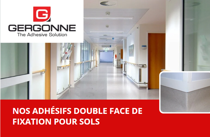 NOS ADHÉSIFS DOUBLE FACE DE FIXATION POUR SOLS - Gergonne